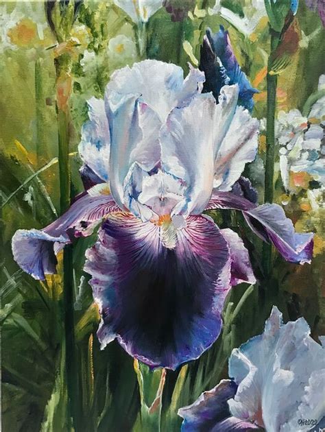 Alexander Nakonechny 1971 Dipinto Iris Viola Catawiki