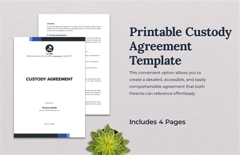 Visitation Agreement Template