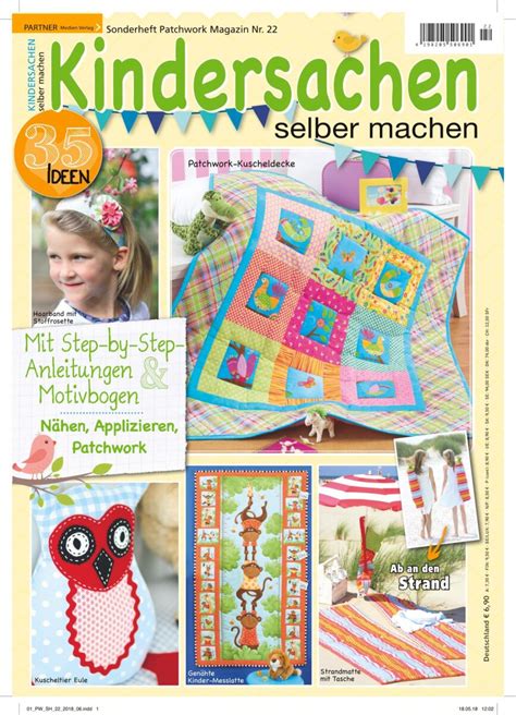 Patchwork Magazin 22019 16 Seiten Kleinigkeiten Printausgabe 750