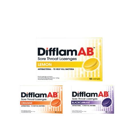 Difflam Ab Lozenges 6s Blackcurrant Orange Lemon Shopee Malaysia