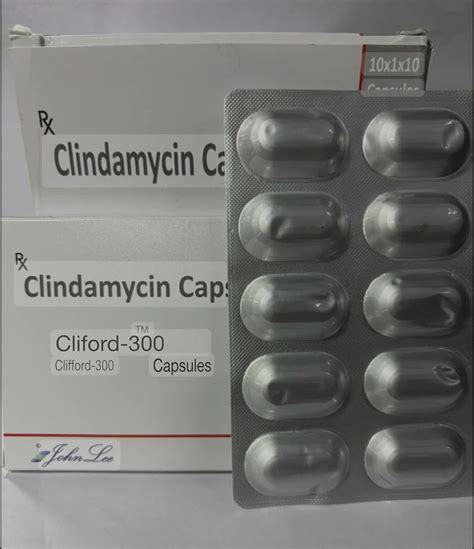 Clindamycin 300 Mg Antifungal Capsules At ₹ 368 Stripe Antibiotic