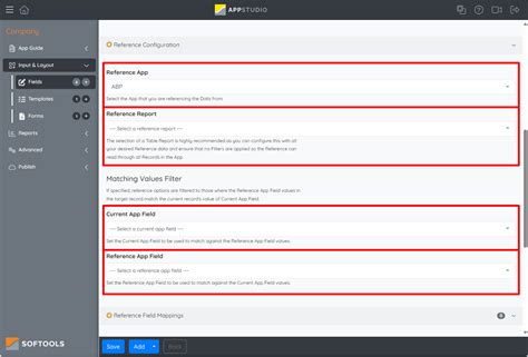 Reference Field Softools