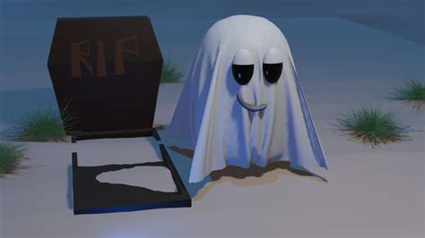 Cute Ghost 3d Blender 3d Free 3d Model Cgtrader