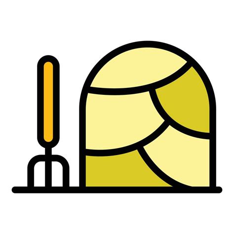 Hay Icon Color Outline Vector 19190022 Vector Art At Vecteezy