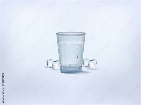 Ice Cubes In Water Wallpaper
