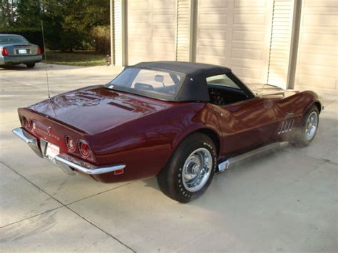 1969 Corvette Convertible L71 427435 Hp 2 Tops Classic Chevrolet