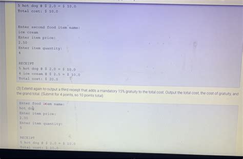 Solved Note When Accuracy Is Essential Floats Are Not Used Chegg
