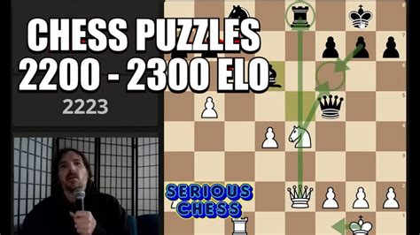 Chess Puzzles 2200 2400 Elo Fast Chess Games Youtube