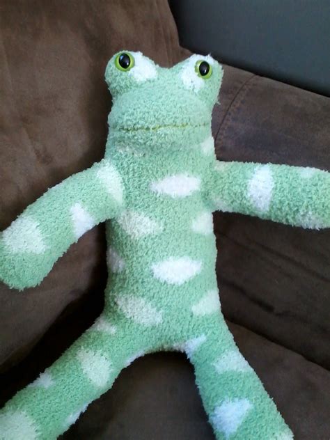 Polka Dot Sock Frog By Rainey Days Creative In 2024 Cute Crafts Sock