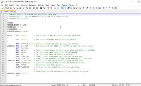 8031 Assemblylanguageprogrammingexamples