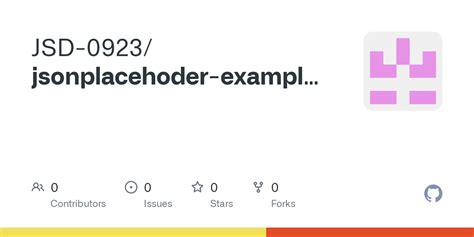 Github Jsd 0923jsonplacehoder Example Sura