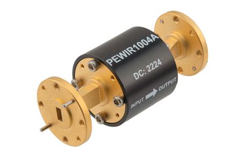 Wr 22 Waveguide Isolator From 33 Ghz To 50 Ghz 25 Db Isolation Ug 383
