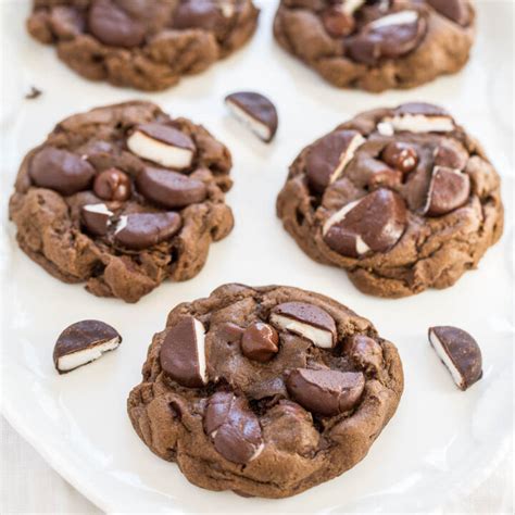 Chocolate Peppermint Patty Cookies So Fudgy Averie Cooks