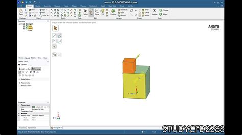 Ansys Spaceclaim Scale Youtube