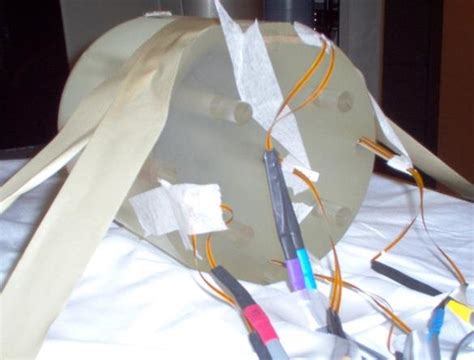 Pmma Head Phantom And Mosfet Dosimeter Set Up A The Pmma Head Phantom