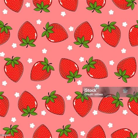 Cartoon Strawberries Wallpaper