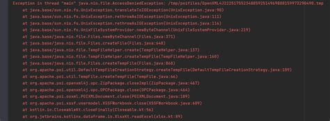 Permission Denied When Opening Xlsx On Linux · Issue 402 · Kotlindataframe · Github