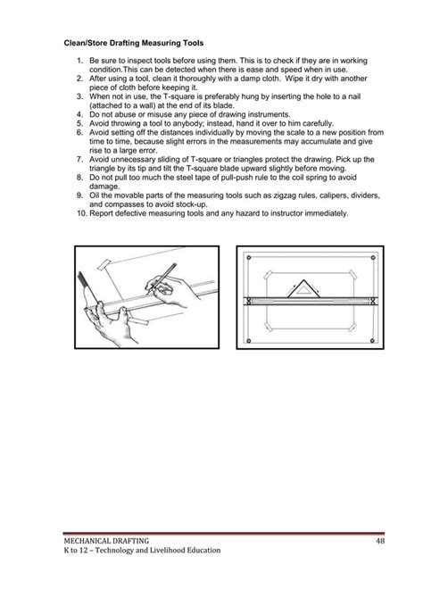 K To Mechanical Drafting Learning Module Pdf