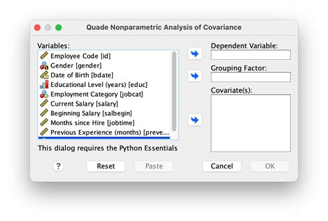 Github Ibmpredictiveanalytics Stats Quade Ancova Quade Nonparametric Analysis Of Covariance