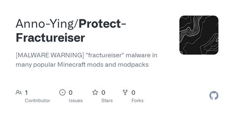 Github Anno Yingprotect Fractureiser Malware Warning