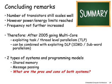 embedded computer architecture 5sai0 multi processor systems ppt download