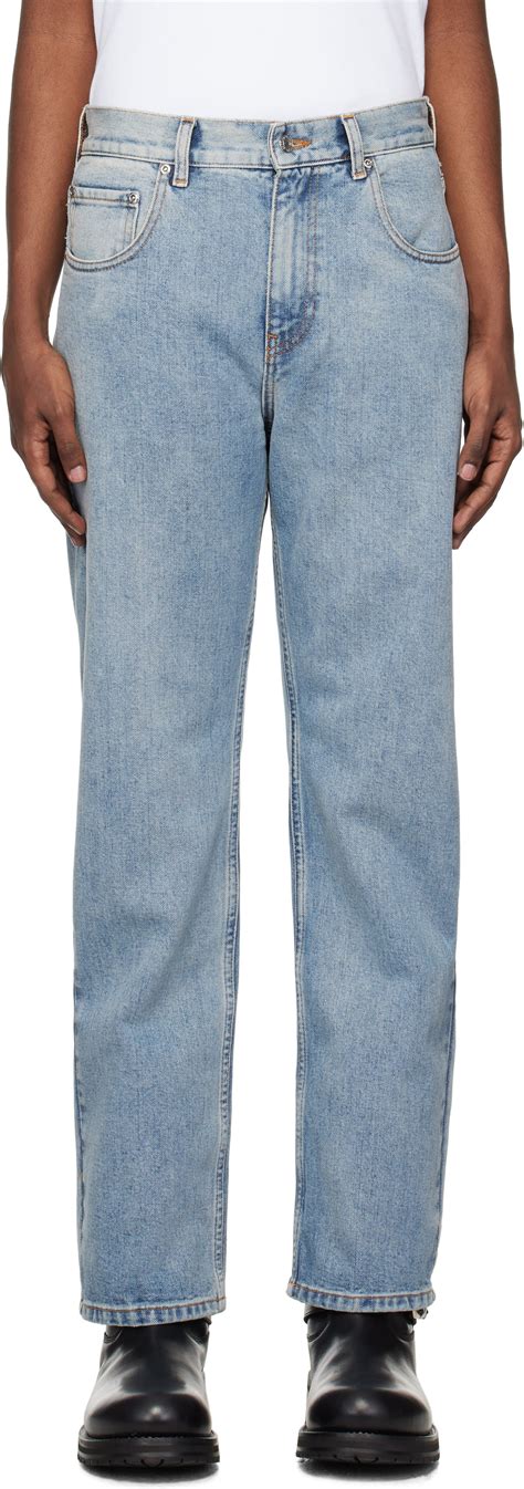 Secondlayer Blue Big Papi Jeans Secondlayer