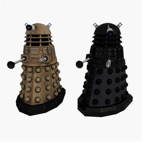Dalek Free 3d Model Obj C4d Free3d
