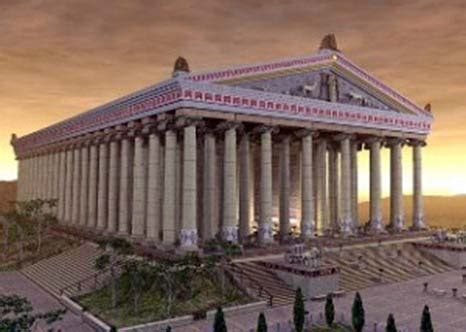 Templo De Artemisa En Éfeso Las Siete Maravillas Del Mundo Antigüo