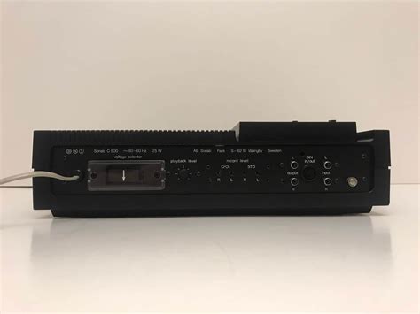 Infrequent Sound Sextex Technology Sonab C 500 Stereo Cassette Deck