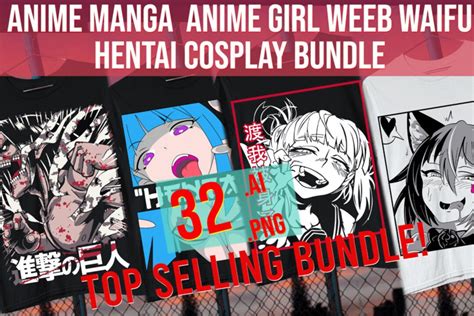 Anime Manga Anime Girl Weeb Waifu Hentai Cosplay Impresión Bajo Demanda