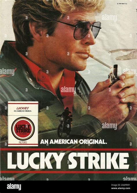 Lucky Strike Cigarettes Ad