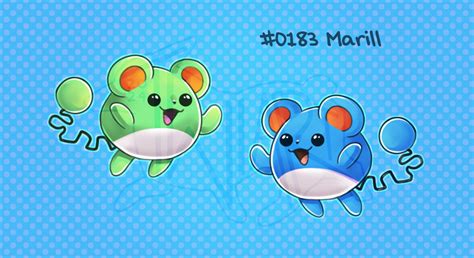 0183 Marill By Twilidramonart On Deviantart