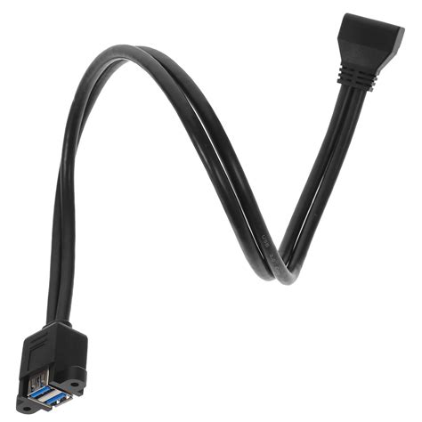 Masteelf 1 Set Of Usb Header Cable 19pin To Usb Female Cable