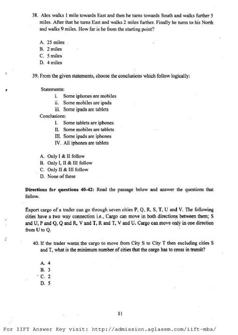 Iift 2016 Question Paper With Answers Download Her Aglasem Admission