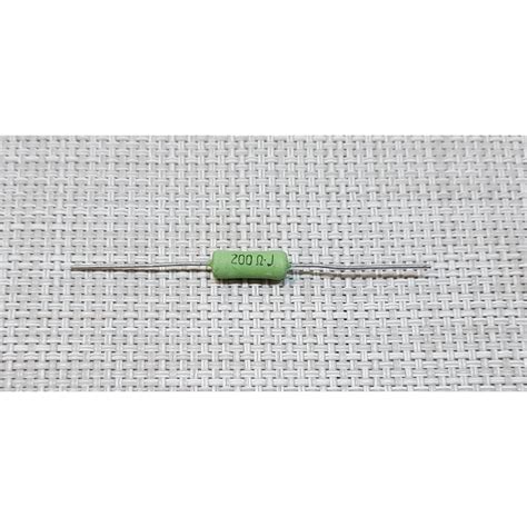Resistor ตัวต้านทาน 200 Ohm 2 Watts แพ็ค 10 ตัว ชนิดเมทัลฟิลม์