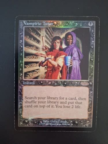 Vampiric Tutor Mtg Judge Promos Foil Magic The Gathering Rare Card Ebay