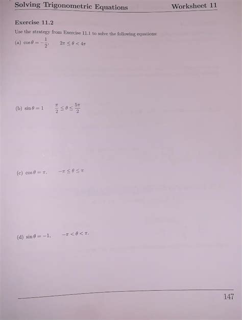 Solving Trig Equations Worksheet Pro Worksheet