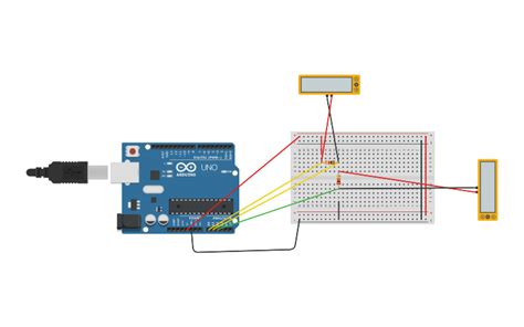 circuit design resistor voltages with arduino tinkercad