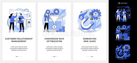 Website Optimization Mobile App Ui Kit Stock Illustrations 279