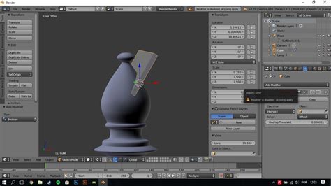 Modifiers Cut Shapes Off A Surface Blender Stack Exchange