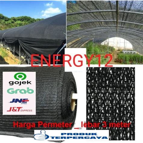 Jual jaring Paranet Jaring 75% _85% Lebar 3 M Jaring Anti Panas | Shopee Indonesia