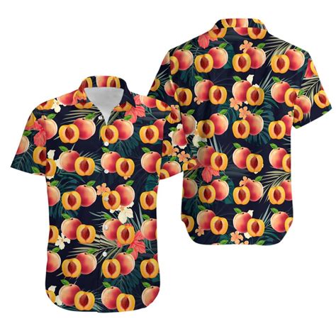 Peach Hawaiian Shirt Sold By Cookie Noel Sku 40214598 50 Off Printerval