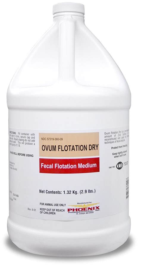Ovum Flotation Dry Fecal Float For Animals — Jeffers
