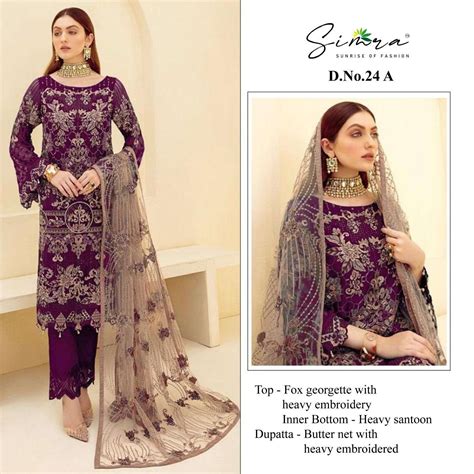 simra 24 nx by simra 24 a to 24 d series faux georgette pakistani dresses