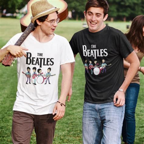 The Beatles Cartoon Etsy