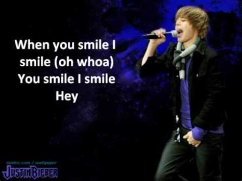 Justin Bieber U Smile Lyrics Youtube Music