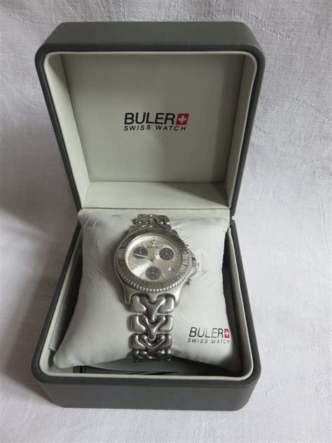 Buler Swiss Watch Chronograph Herren Armbanduhr Uhr Ebay