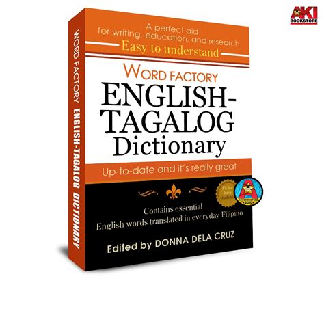Authentic English Tagalog Dictionary Perfect Aid For Writing Dic 035