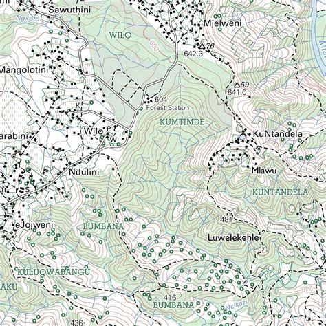 3128dd Mqanduli Map By Chief Directorate National Geo Spatial