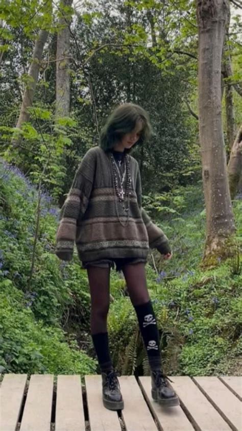Grunge Forestcore Outfits Grunge Forest Outfits Elf Grunge Outfit